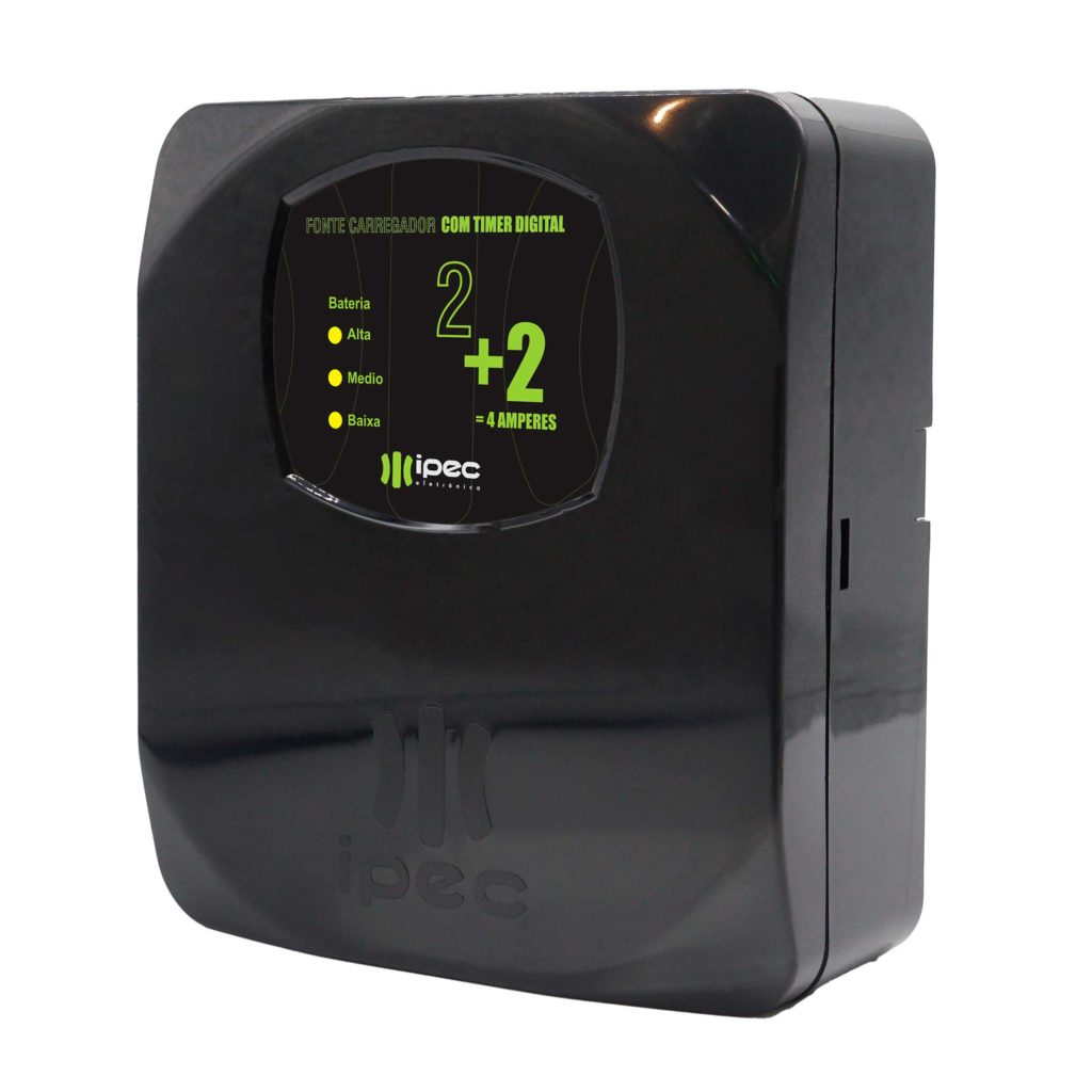 FONTE CARREGADOR ELETRÔNICO COM TIMER 2A SEM RECEPTOR - IPEC